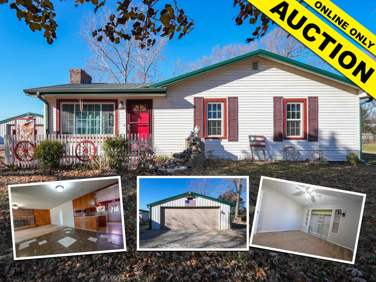 3 Bed 2 Bath Home For Sale By Auction: 1095 SE Conner Rd, El Dorado, KS ...